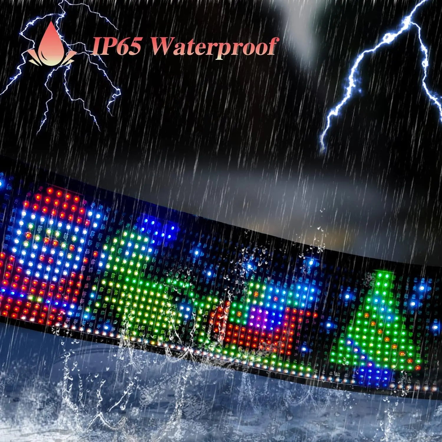 Letrero LED Brillante Gotus: Animado, Programable y Controlado por Blu ...