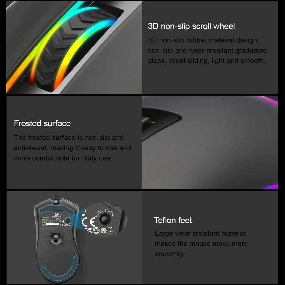 Redragon Cobra M711: Domina el campo de batalla con precisión letal – Electrotechs